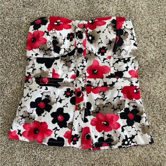 Tops | Flower Buster Corset Top | Poshmark